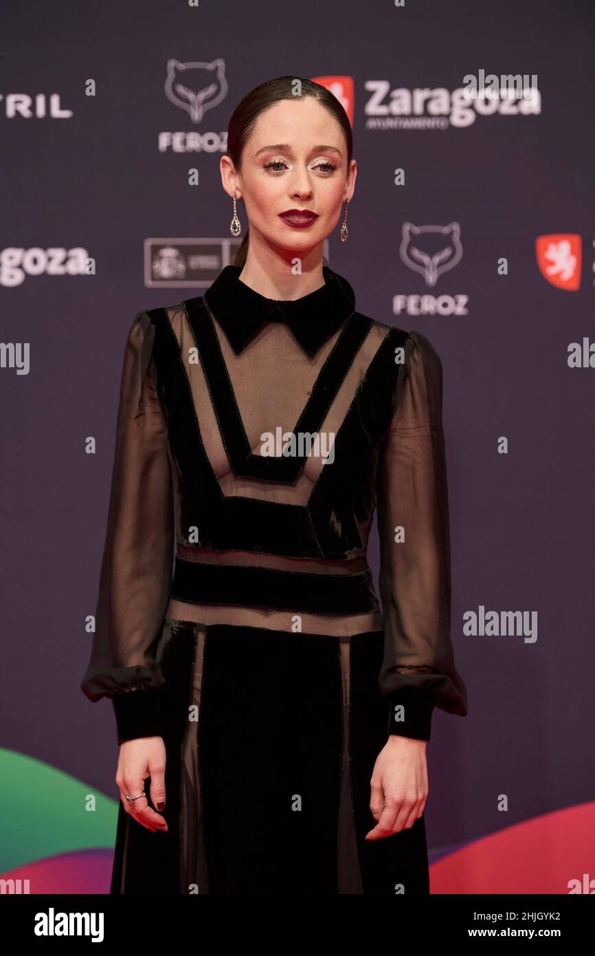 January 29, 2022, Zaragoza, Aragon, Spain: Elena Rivera attends Feroz ...