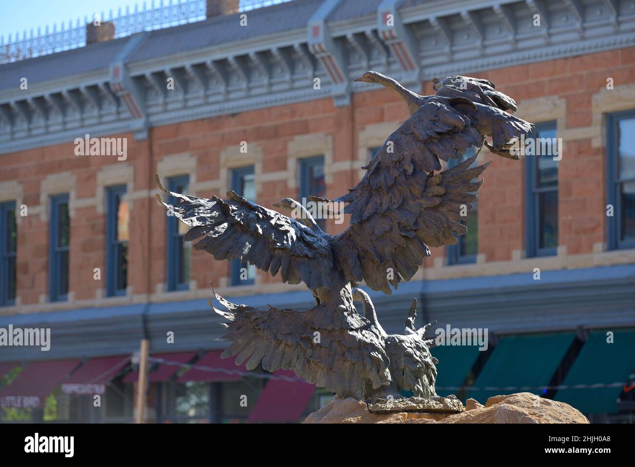 The historic downtown, Fort Collins CO Stock Photo - Alamy