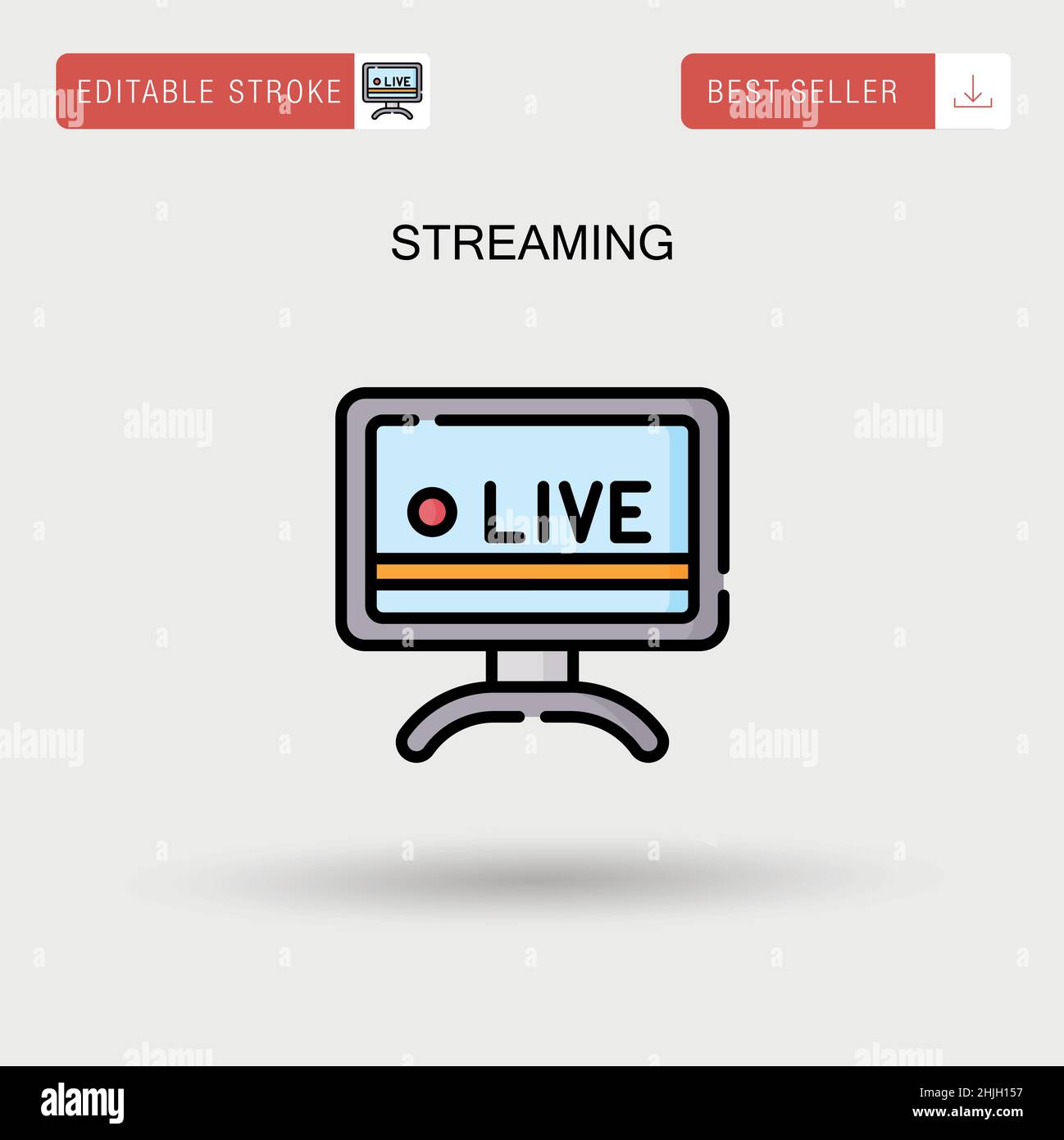 Video streaming icon hi-res stock photography and images - Alamy