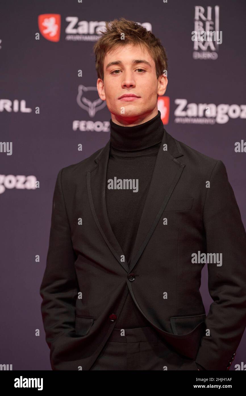 January 29, 2022, Zaragoza, Aragon, Spain: Lucas Nabor attends Feroz ...