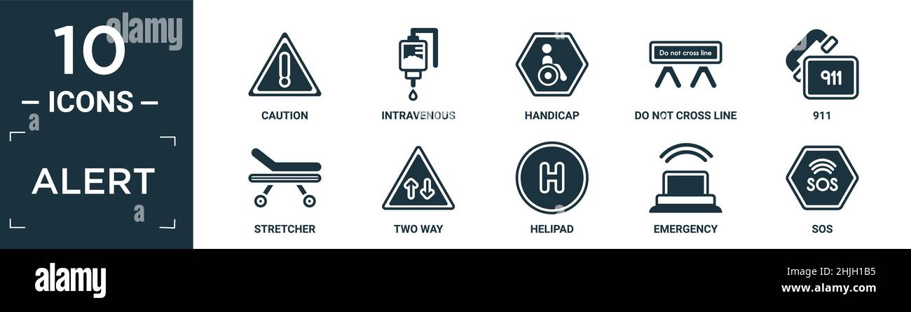 Helipad warning sign Stock Vector Images - Alamy