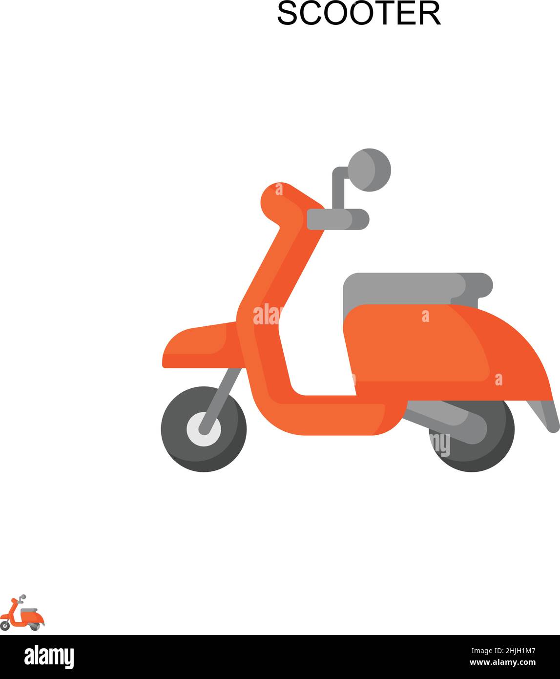 E scooter symbol Stock Vector Images - Alamy
