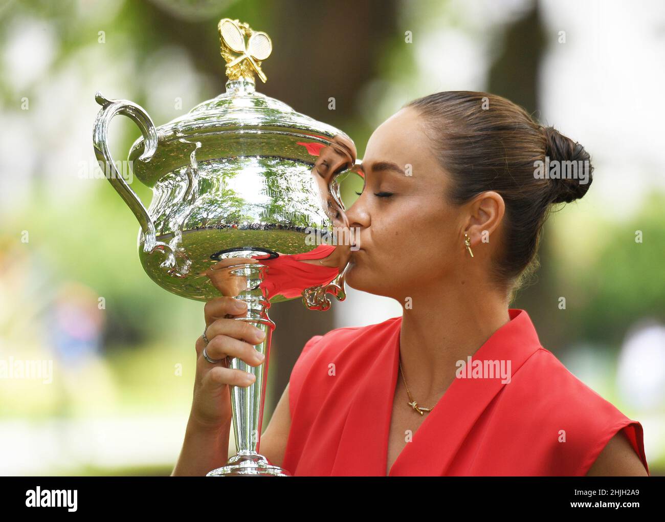 Melbourne, Australia. 30th Jan, 2022. Australian Open Melbourne Park ...