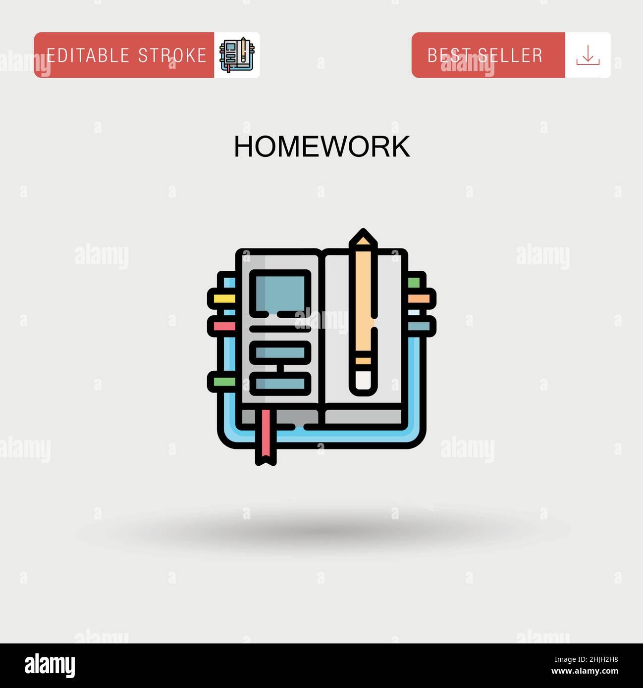 Homework Stock Vector Images - Alamy