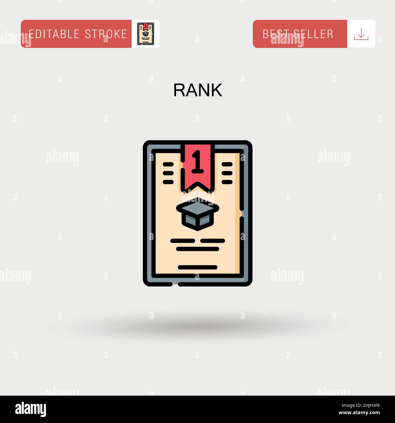 Rank icon Stock Vector Images - Alamy