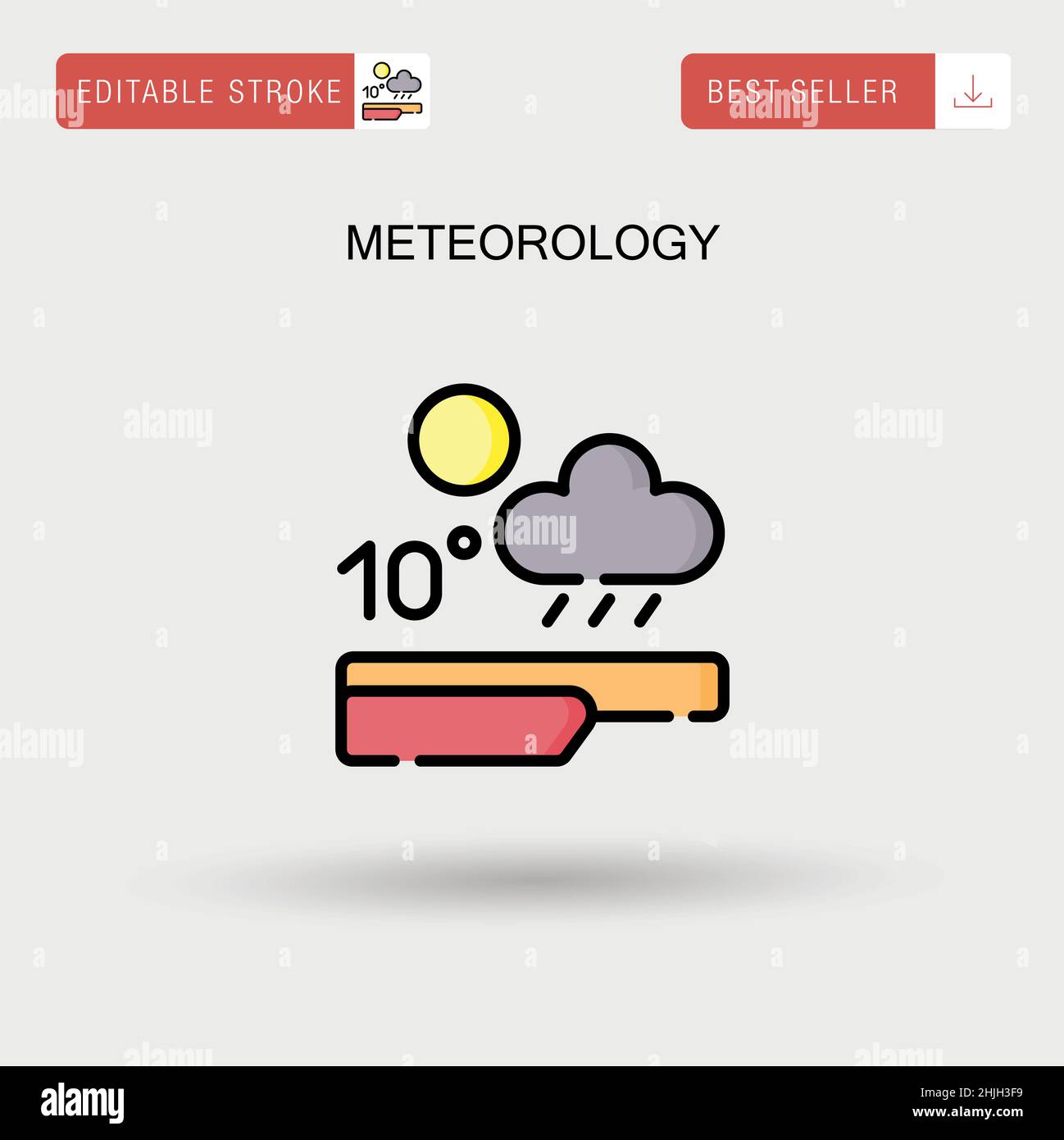 Weather forecaster storm Stock Vector Images - Alamy