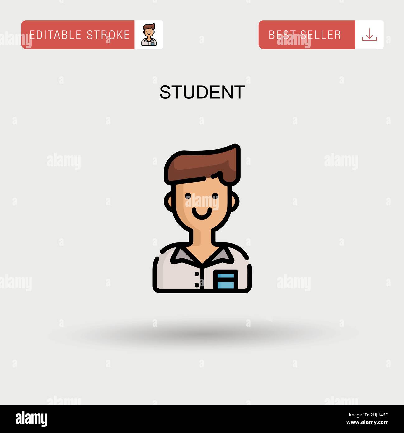 Black female african university student Stock Vector Images - Alamy