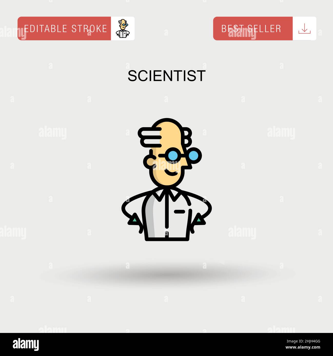 Scientist lab computer Stock Vector Images - Alamy