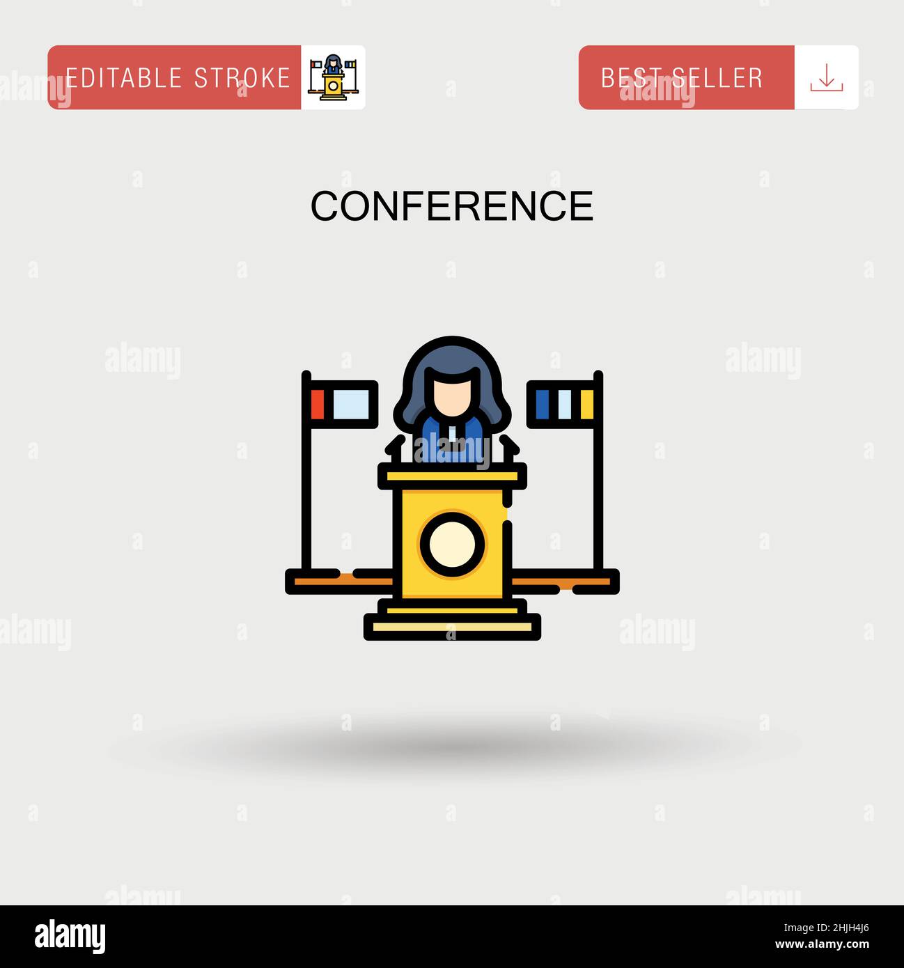 Participants conference event Stock Vector Images - Alamy