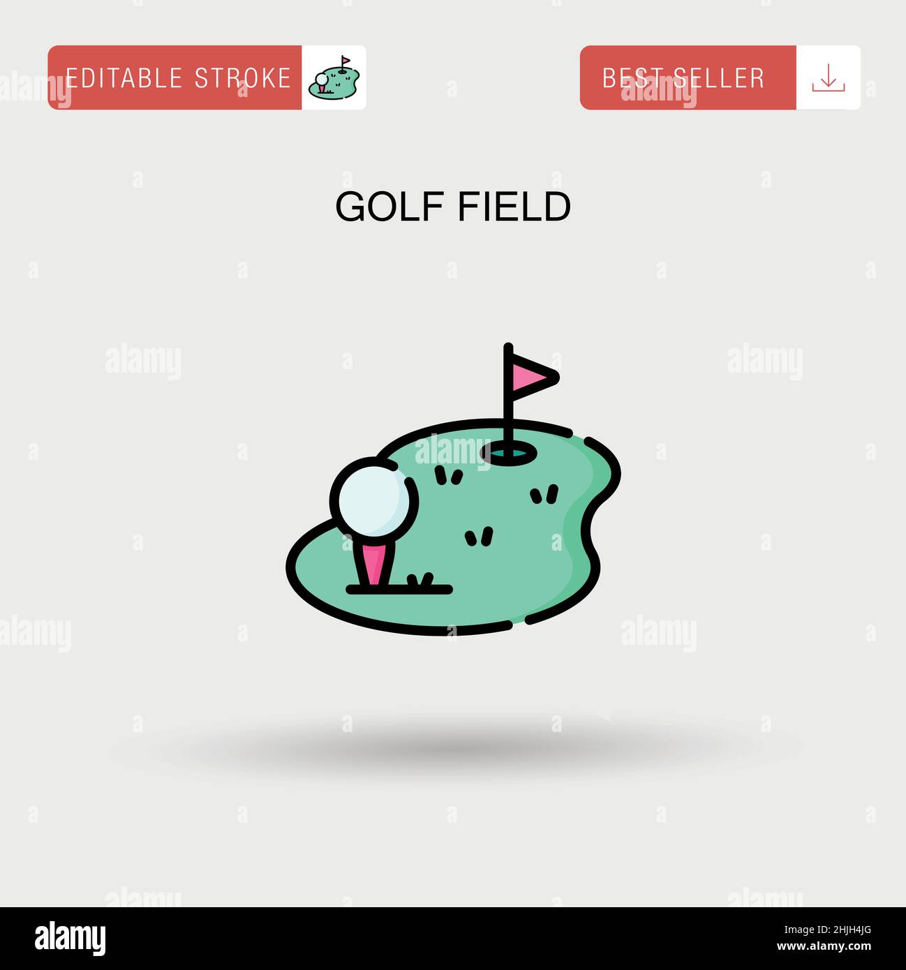 Field bunker Stock Vector Images - Alamy