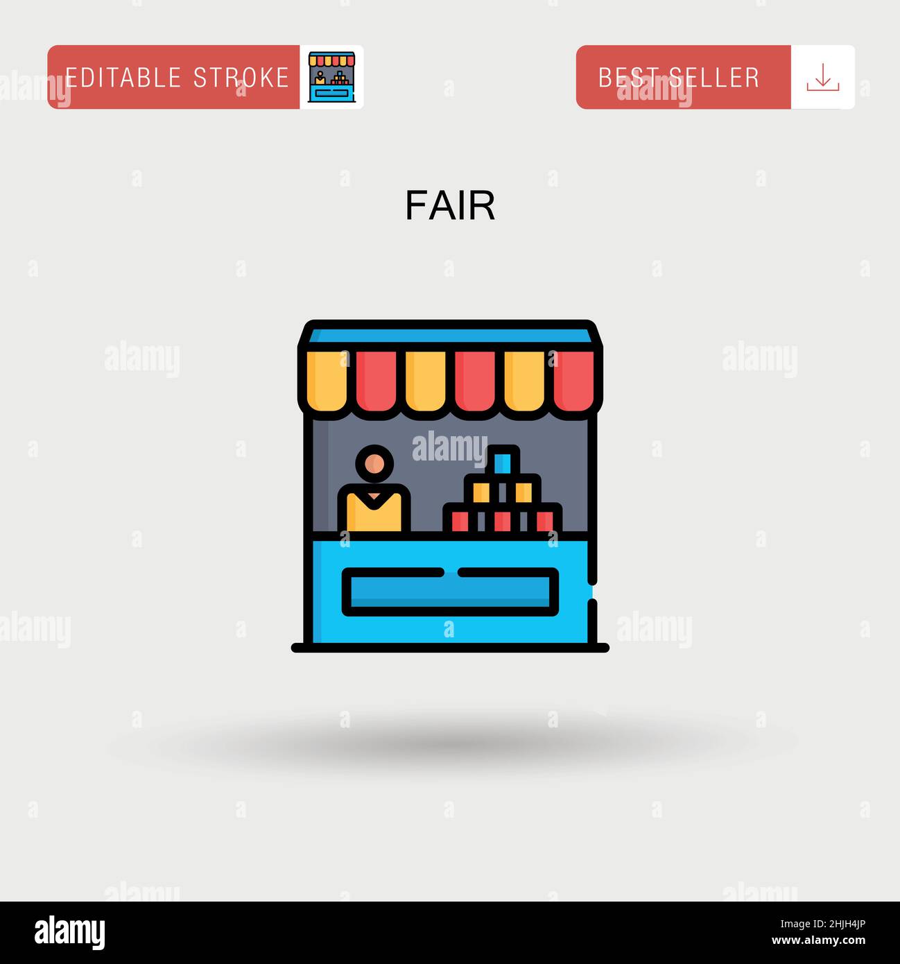 Booth hall Stock Vector Images - Alamy