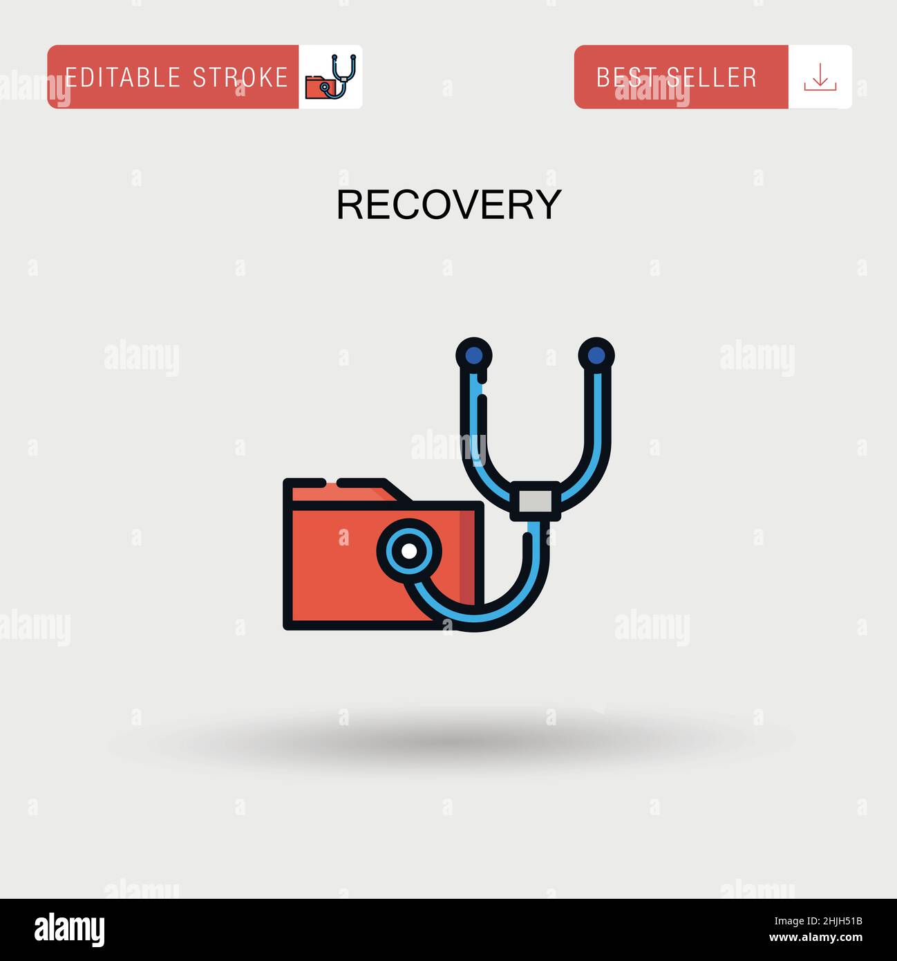 Recovery Simple vector icon Stock Vector Image & Art - Alamy