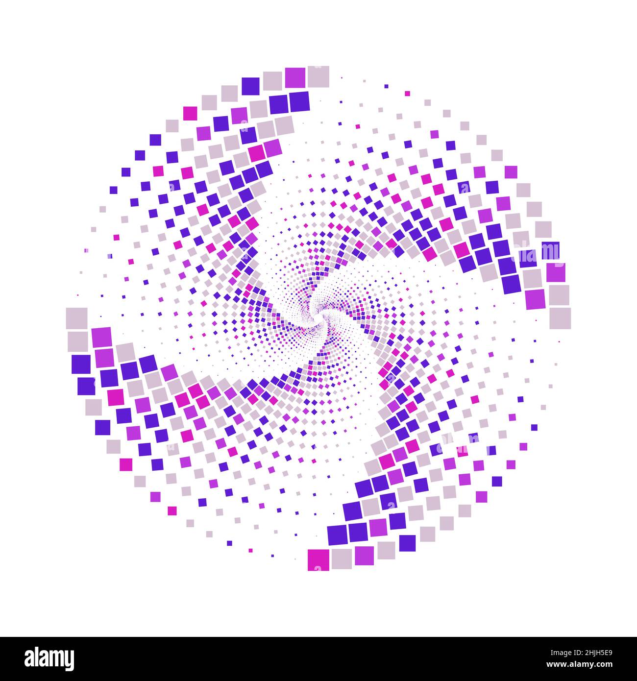 Vortex element, geometric halftone pattern Stock Vector Image & Art - Alamy