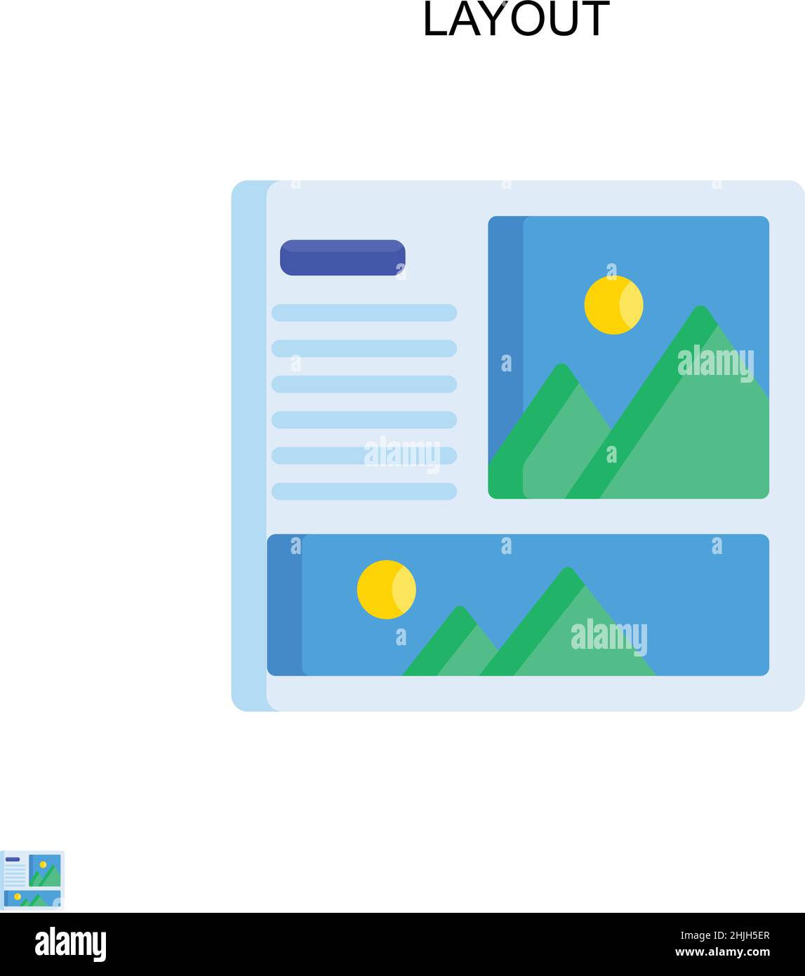 Magazine layout design hi-res stock photography and images - Alamy