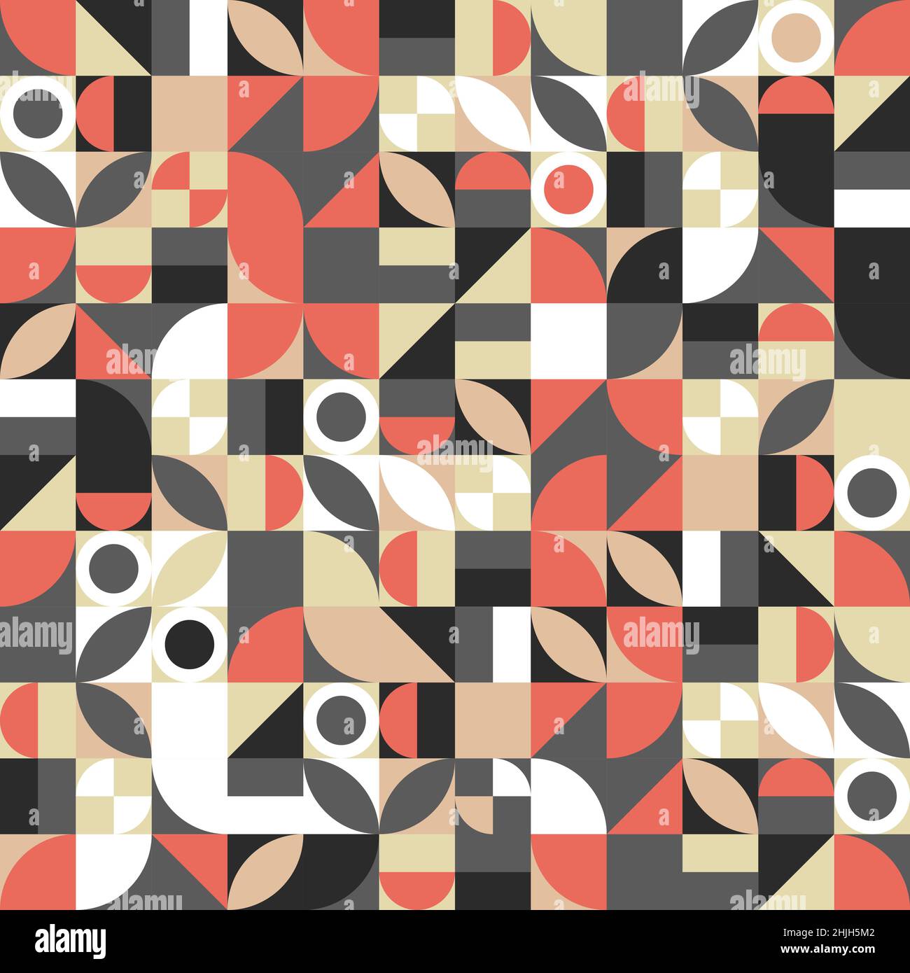Retro Geometric Wallpaper
