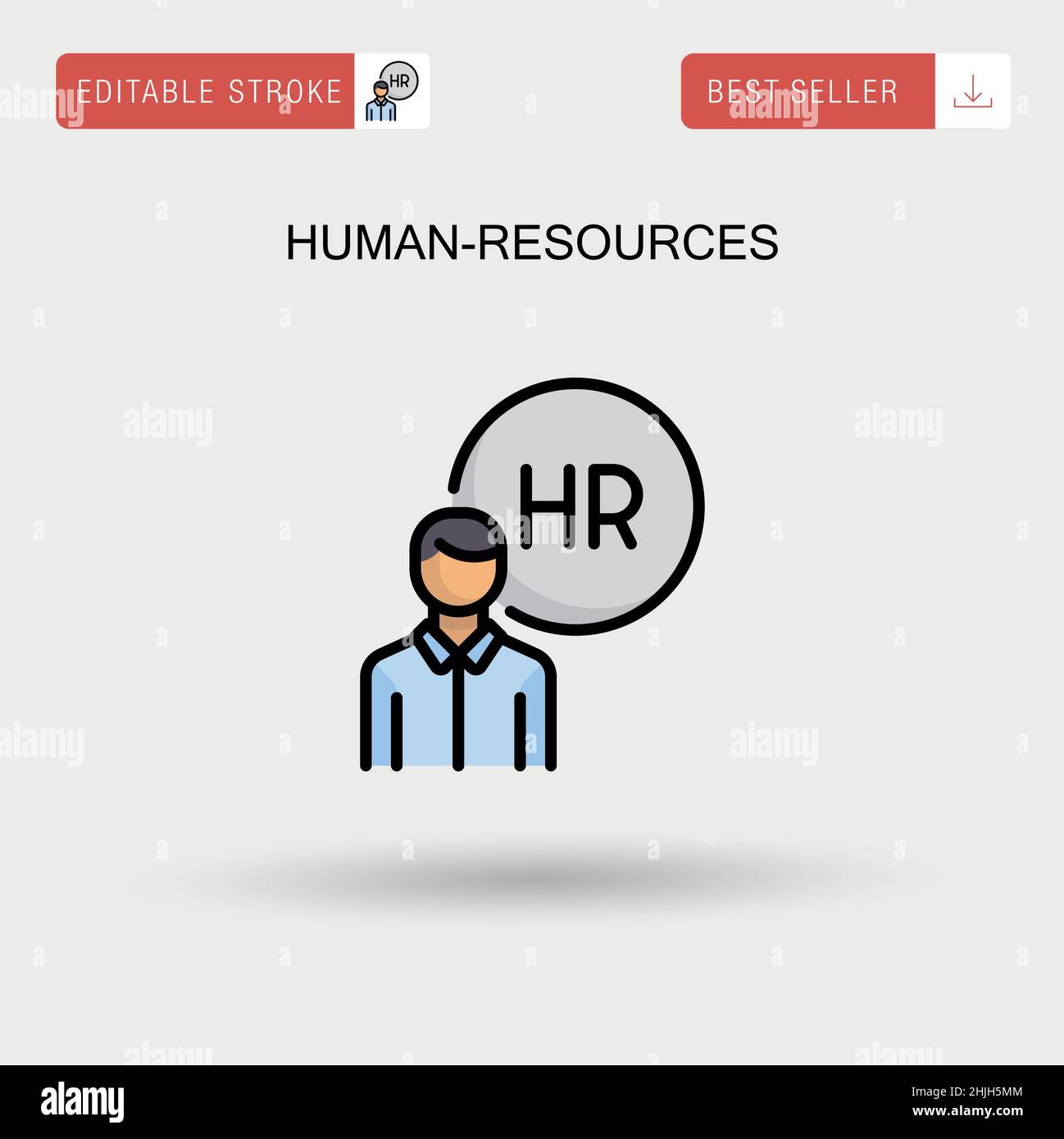 Human-resources Simple vector icon Stock Vector Image & Art - Alamy