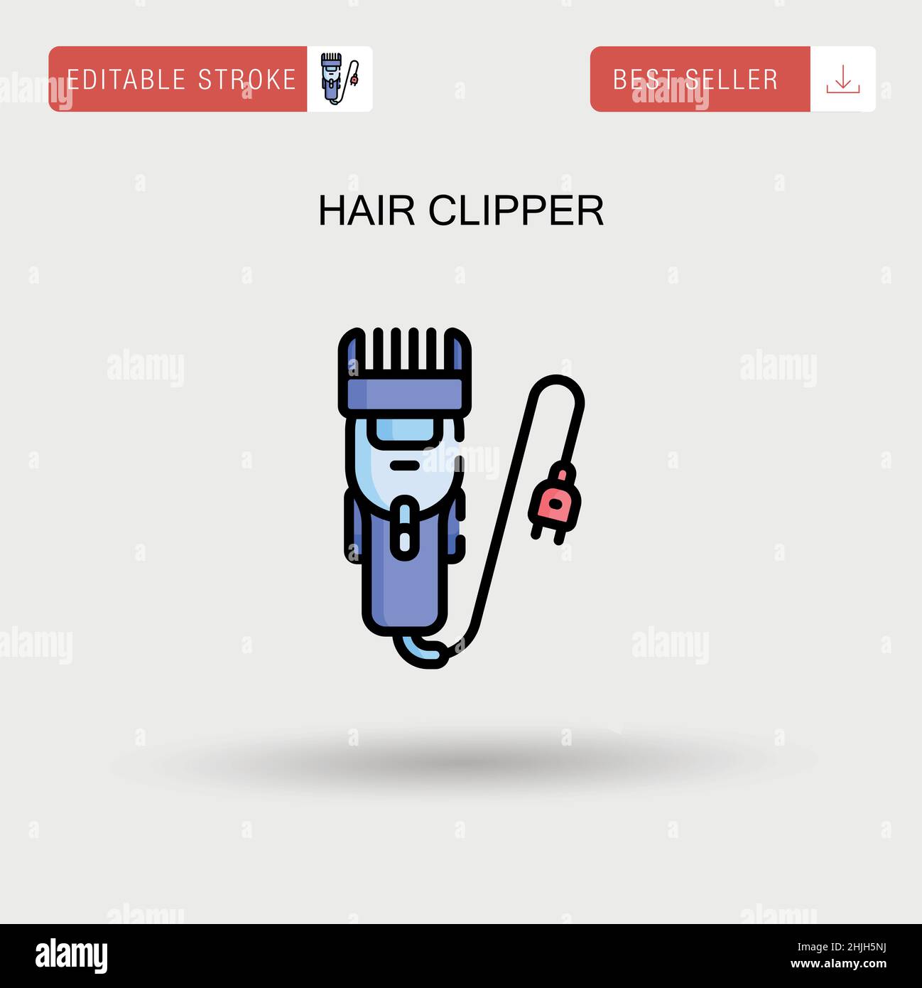 Haircut beauty Stock Vector Images - Alamy
