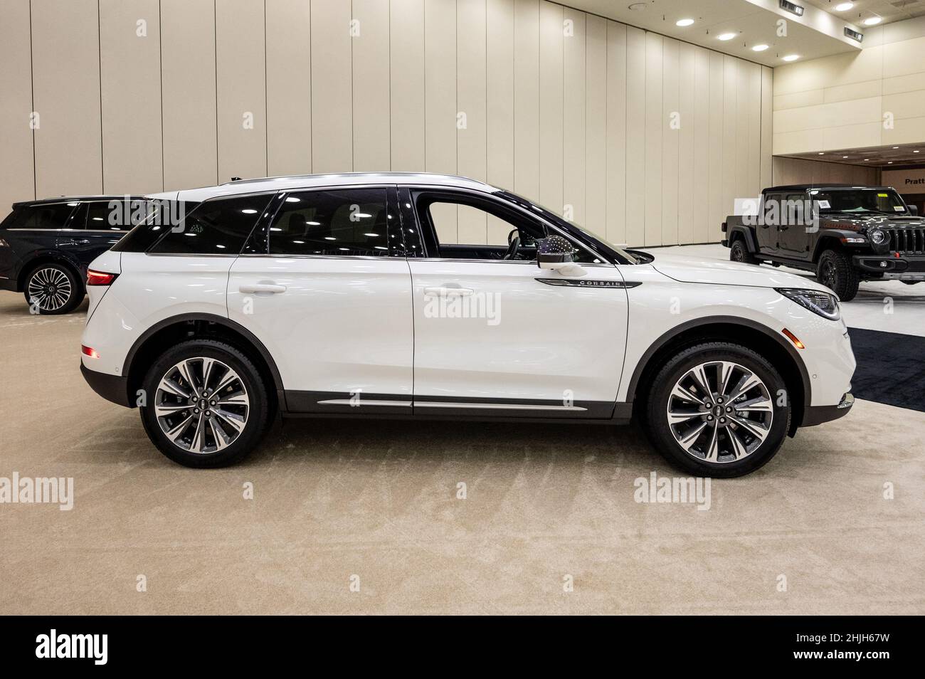 January 28, 2022 - Baltimore, MD, United States: A 2021 Lincoln Corsair ...