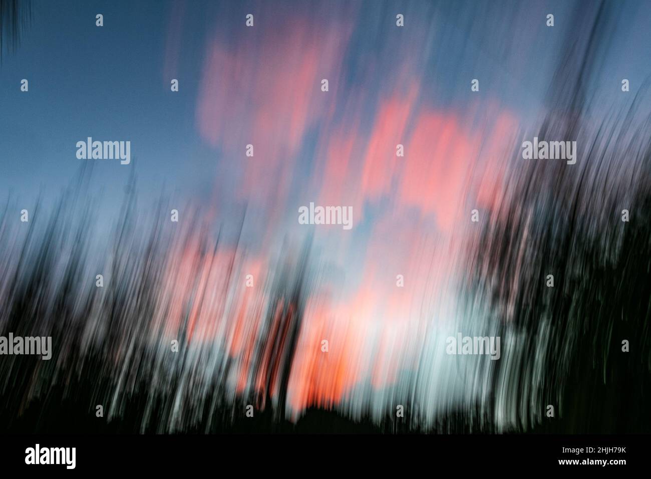 January 29, 2022: The sunset in San Diego, California on Saturday ...