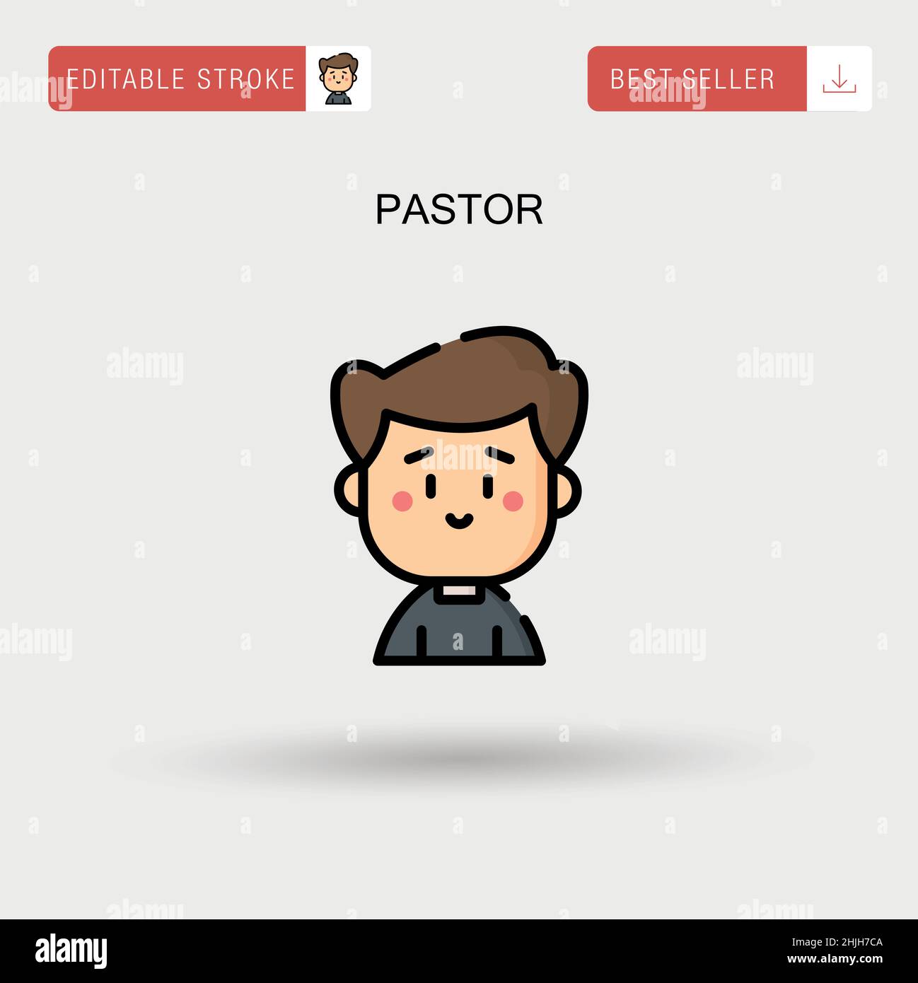 Authentic priest Stock Vector Images - Alamy