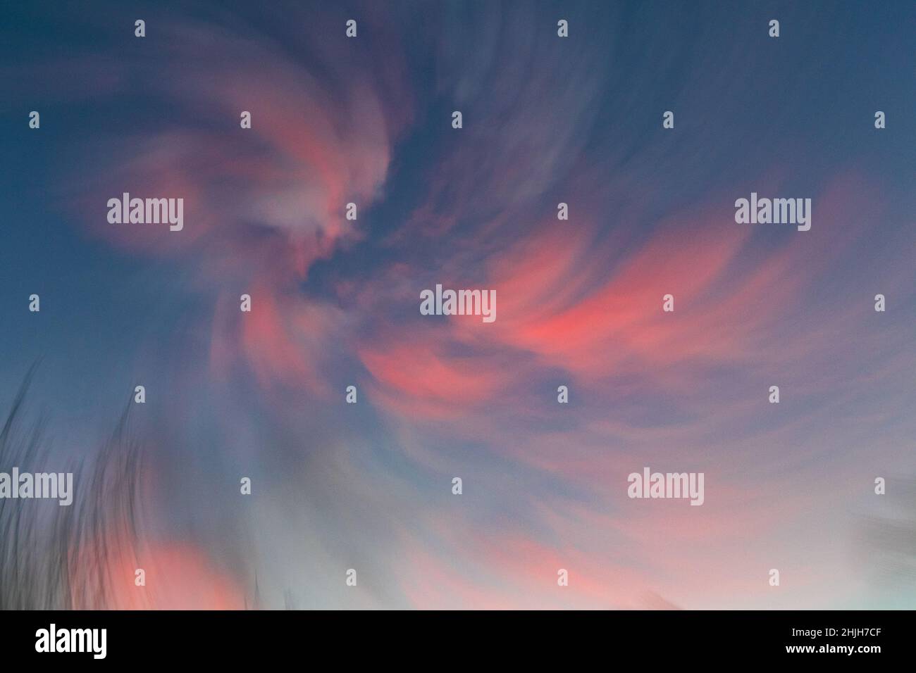 January 29, 2022: The sunset in San Diego, California on Saturday ...