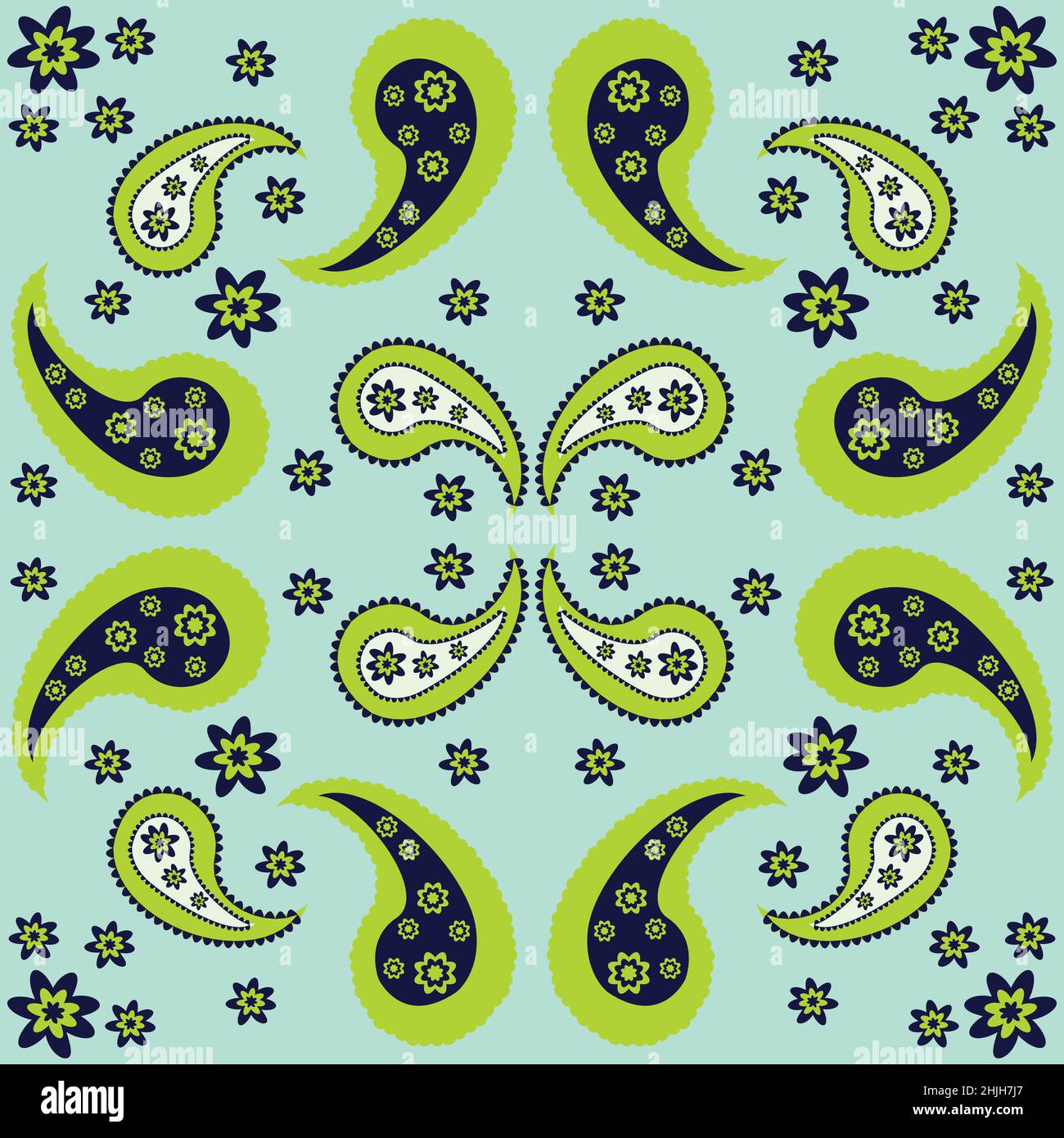 Floral pattern paisley style Paisley print Doodle background Stock ...