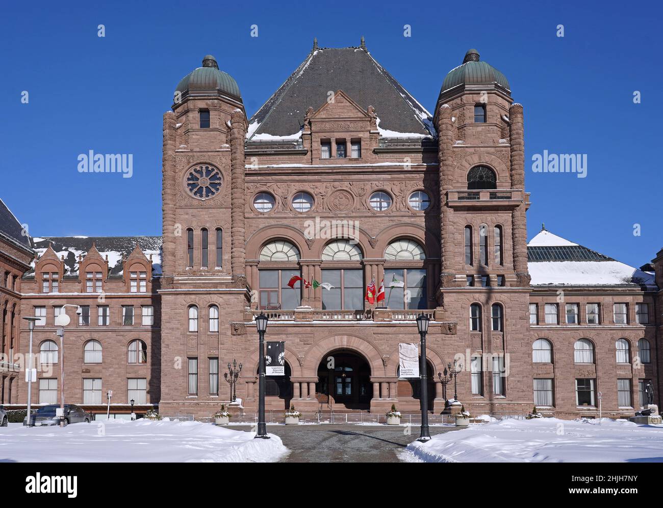 Parliament Building of the Province of Ontario in Toronto Stock Photo ...