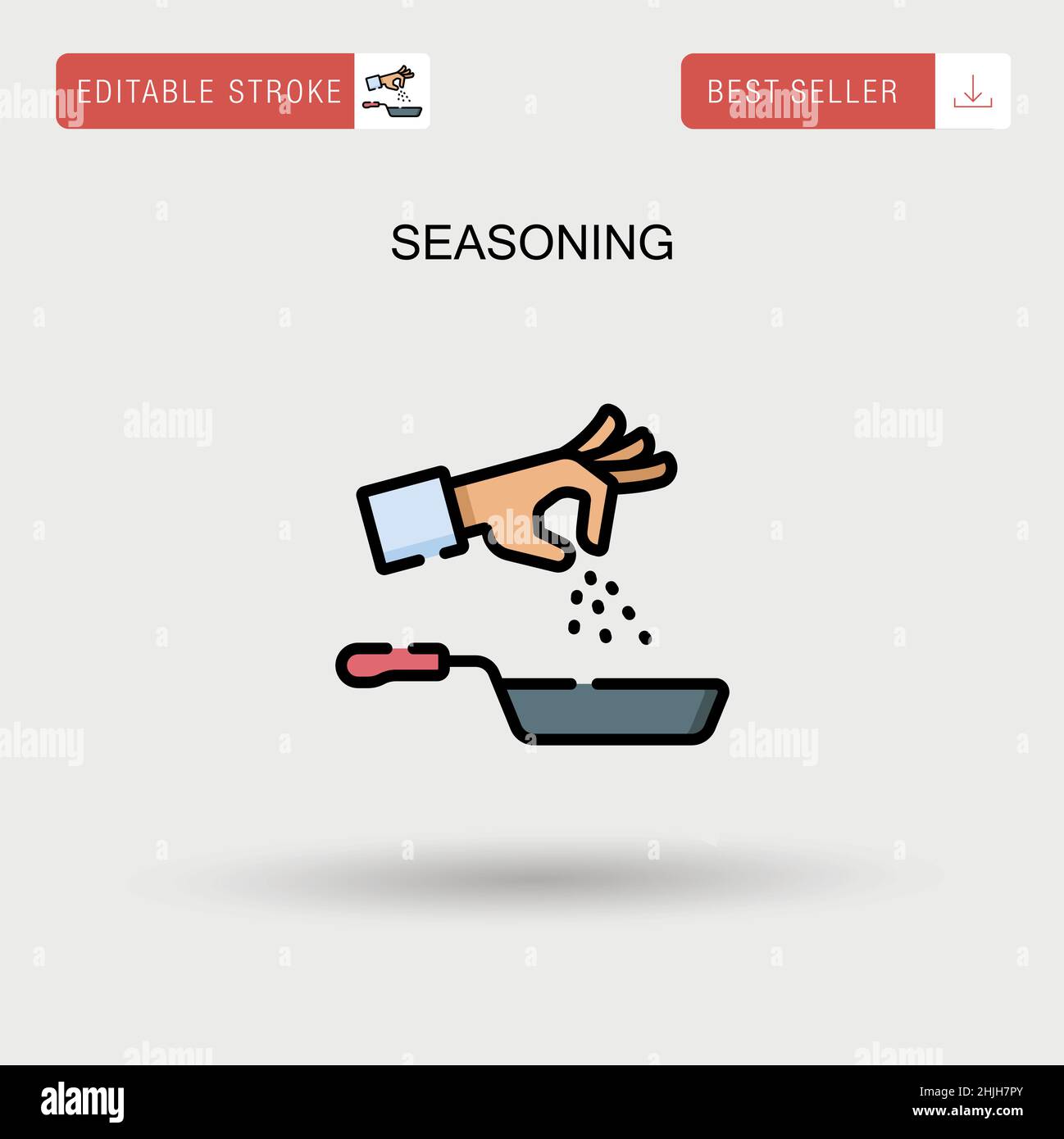 Kitchen spices Stock Vector Images - Alamy