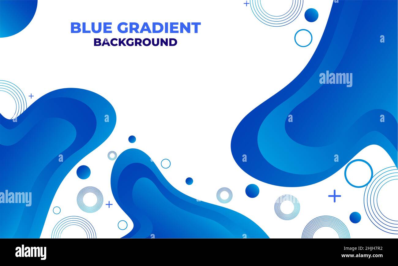 abstract blue gradient background design Stock Photo - Alamy