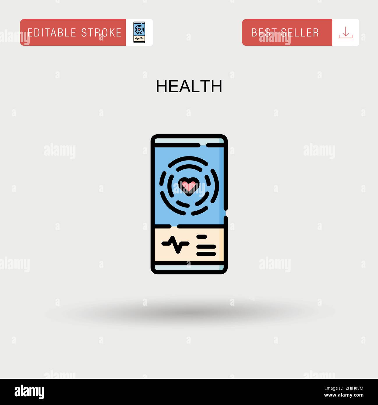 Health Simple vector icon Stock Vector Image & Art - Alamy