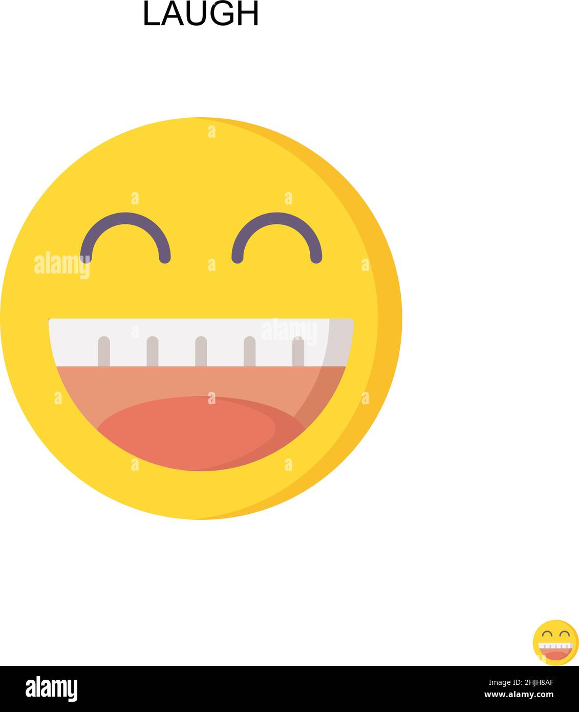 Joy Face Stock Vector Images - Alamy
