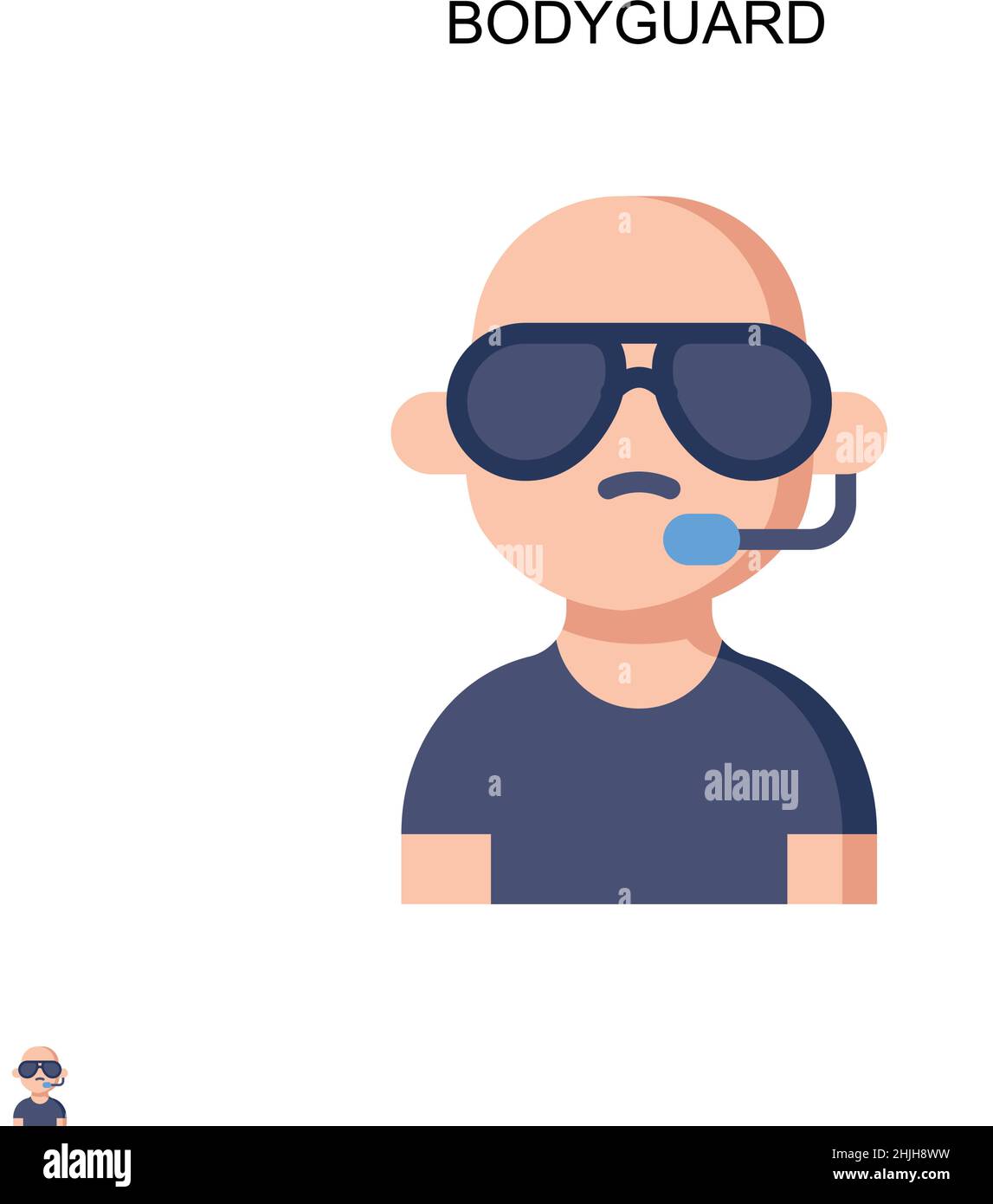 Guarding men Stock Vector Images - Alamy