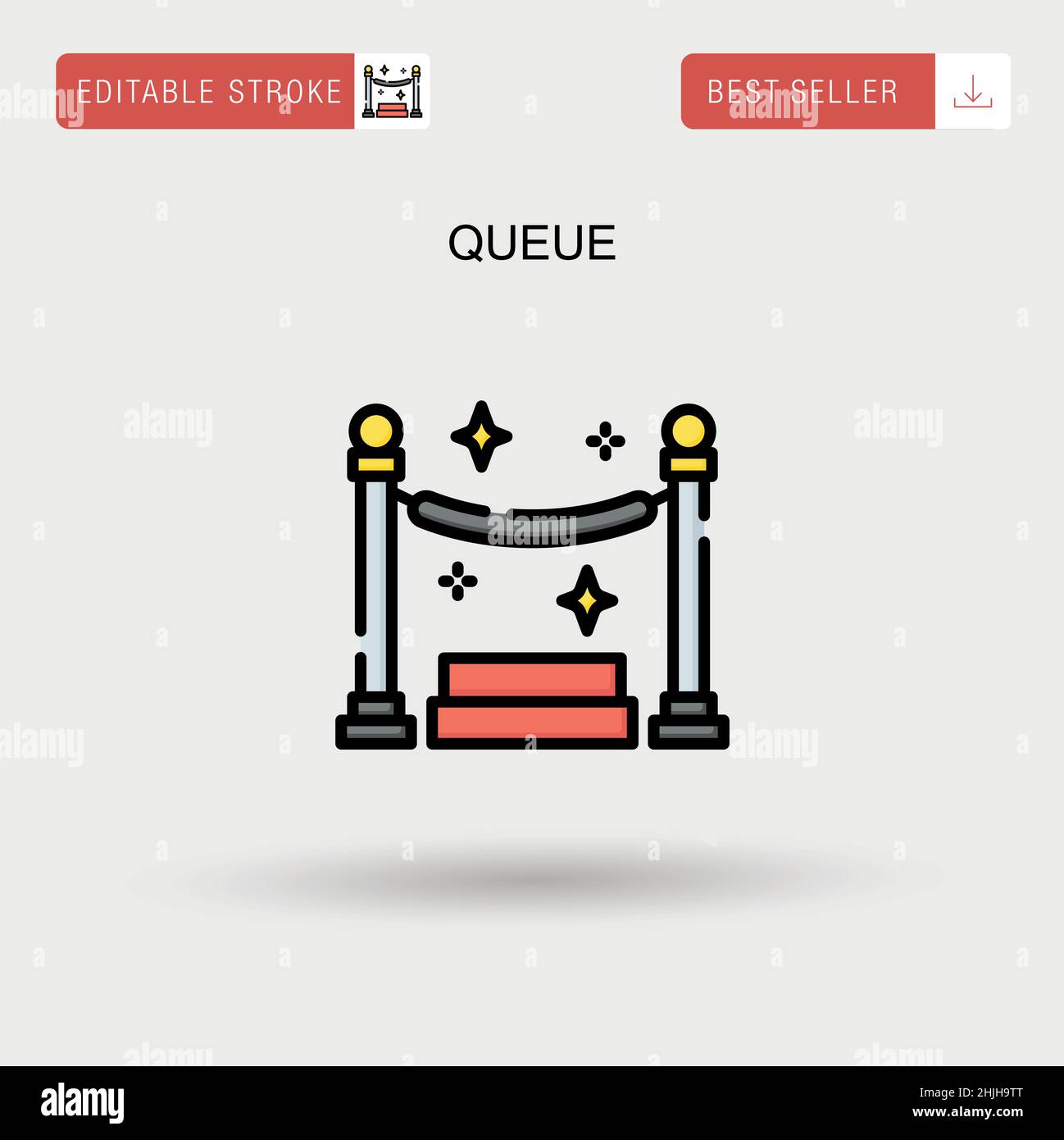 Queue Stock Vector Images - Alamy