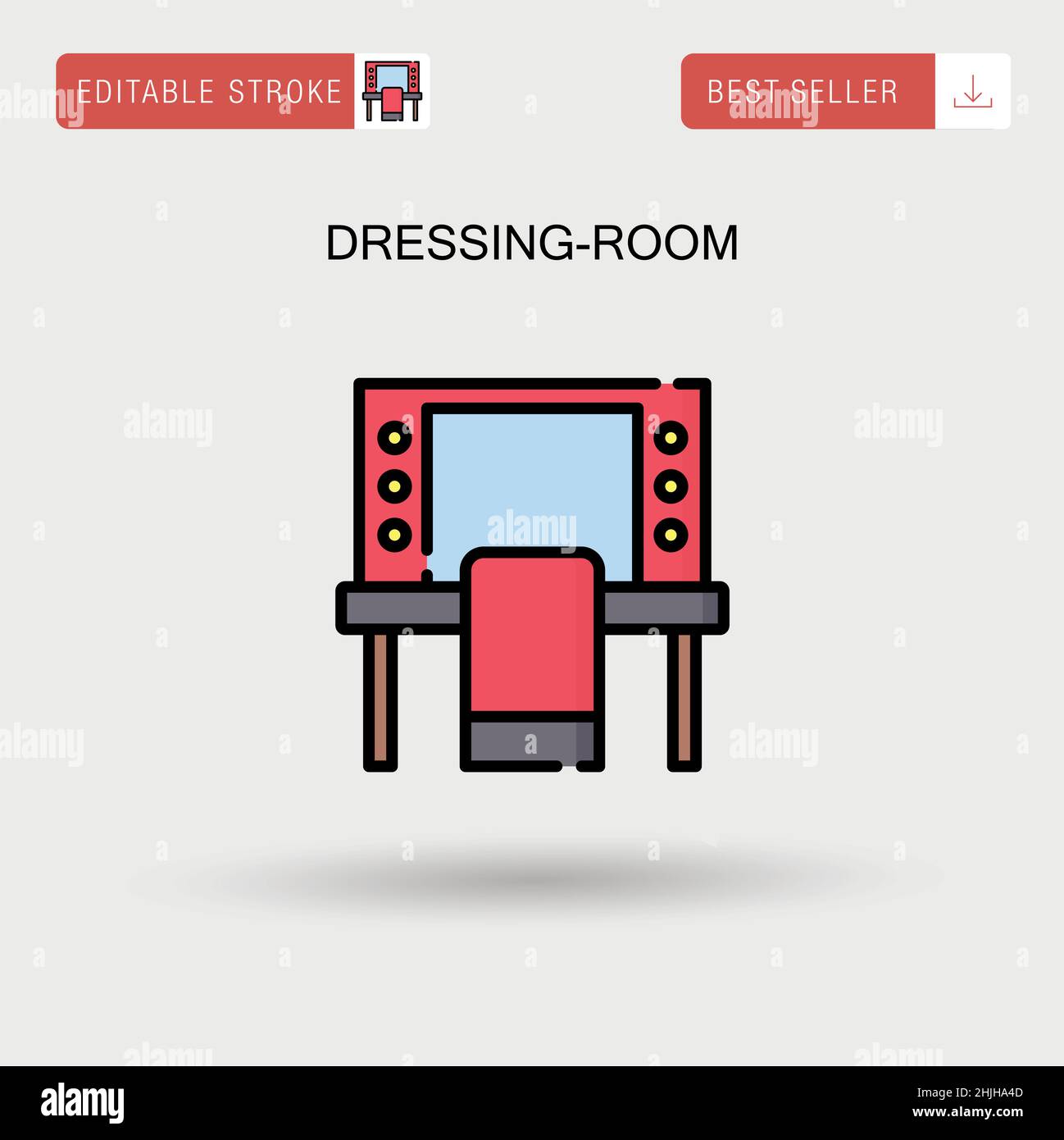 Dressing-room Simple vector icon Stock Vector Image & Art - Alamy