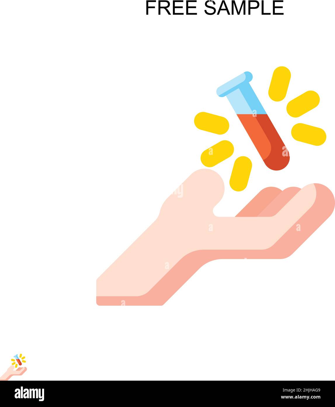 Free food sample Stock Vector Images - Alamy