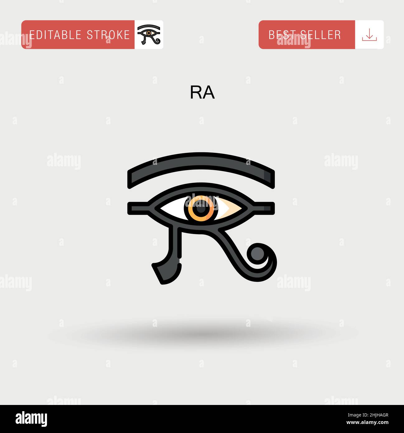 Ra icon Stock Vector Images - Alamy