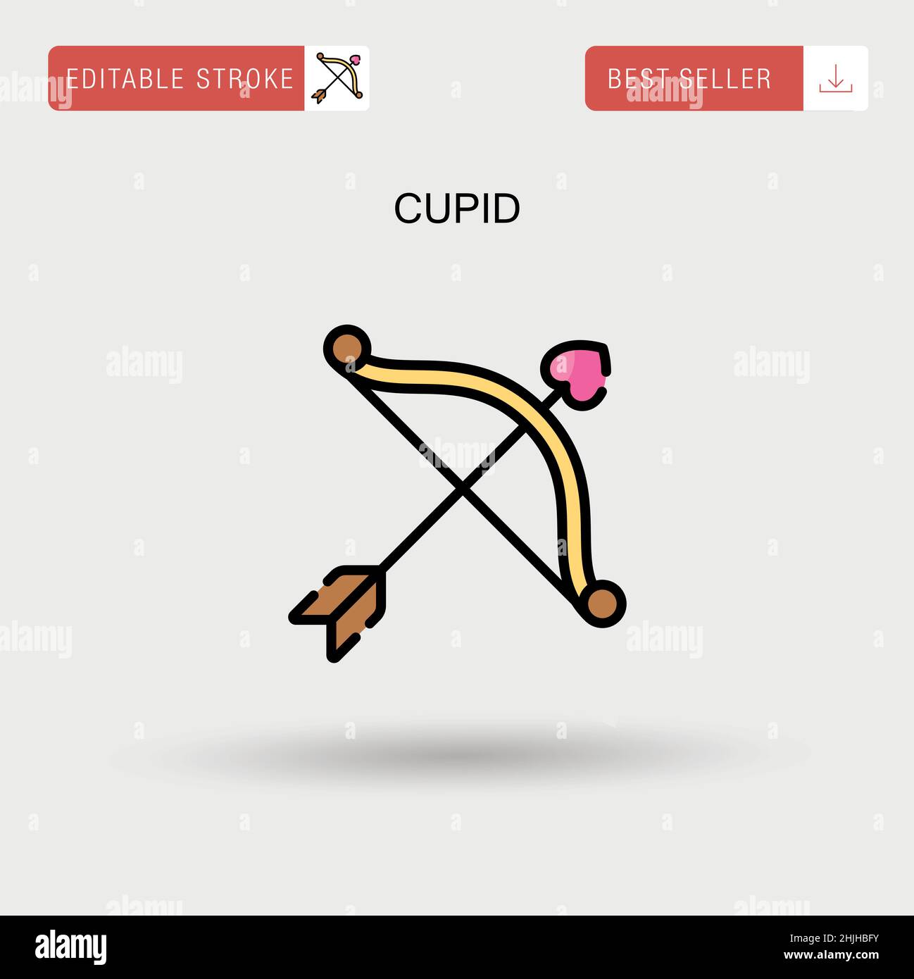 Amur cupid icon cartoon Stock Vector Images - Alamy