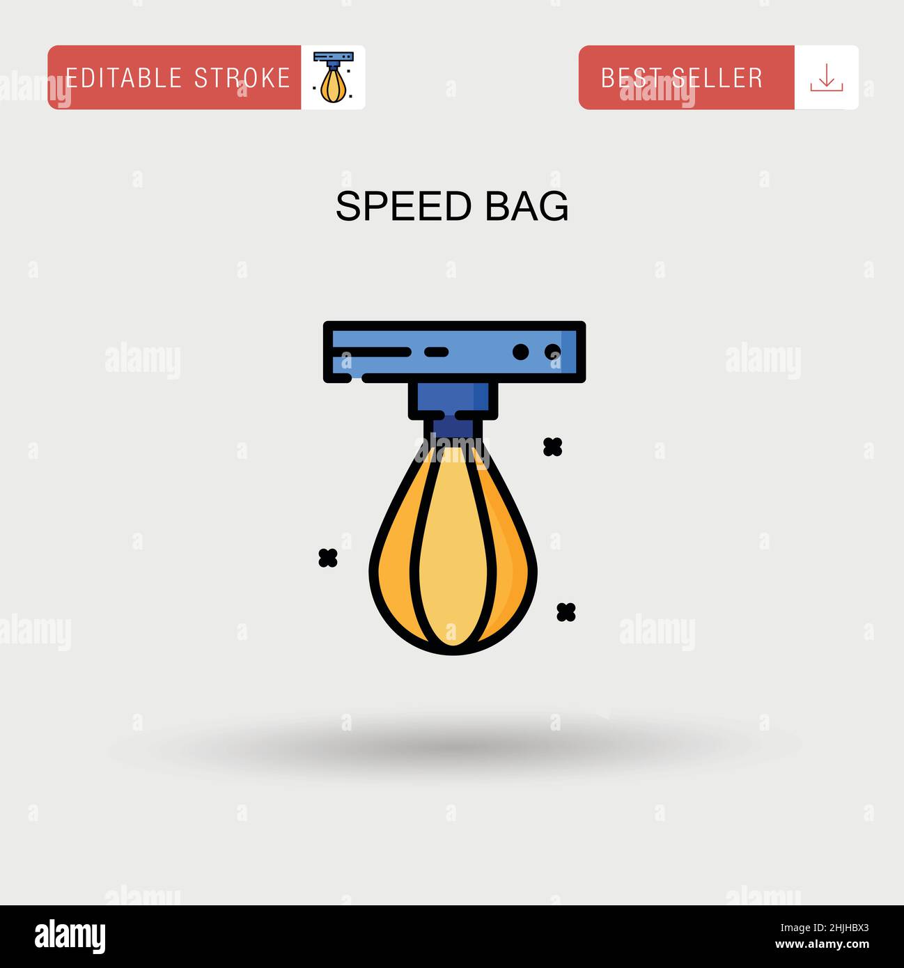 Boxer bag Stock Vector Images - Alamy