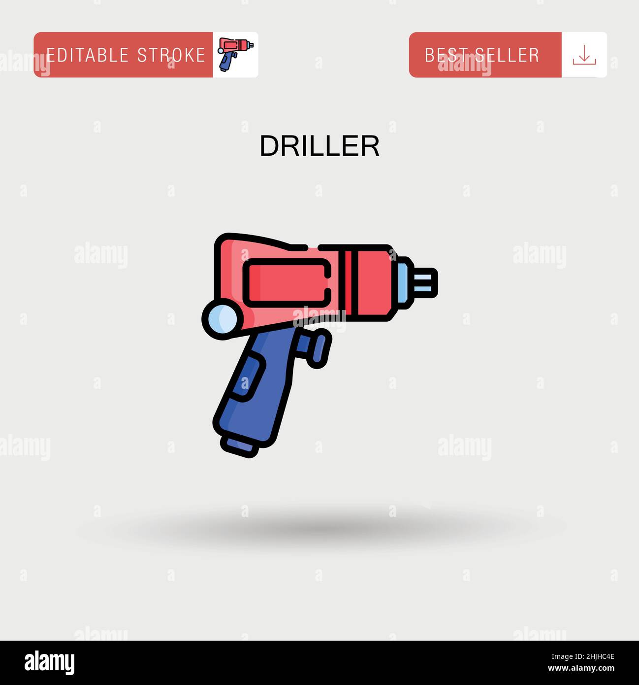 Rock drilling rig machine Stock Vector Images - Alamy