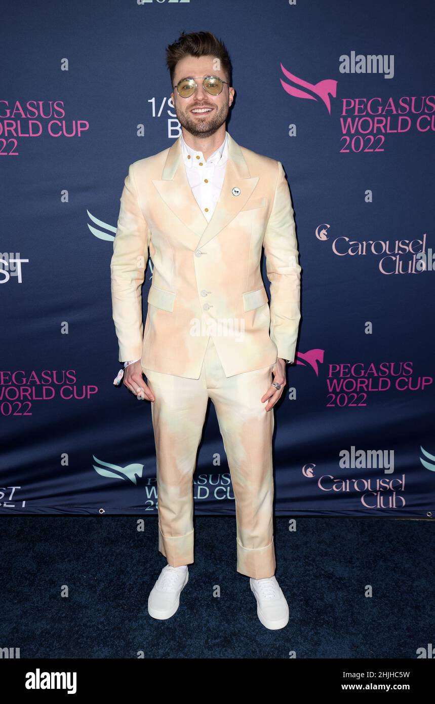 HALLANDALE, FLORIDA - JANUARY 29: Frank Walker attends the 2022 Pegasus ...