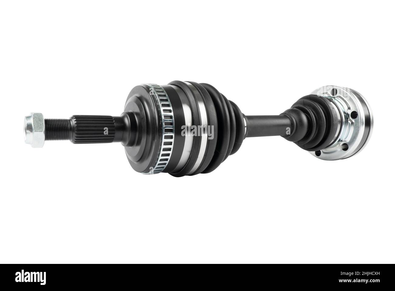 Front-wheel drive vehicle assembly isolated on white background. New ...