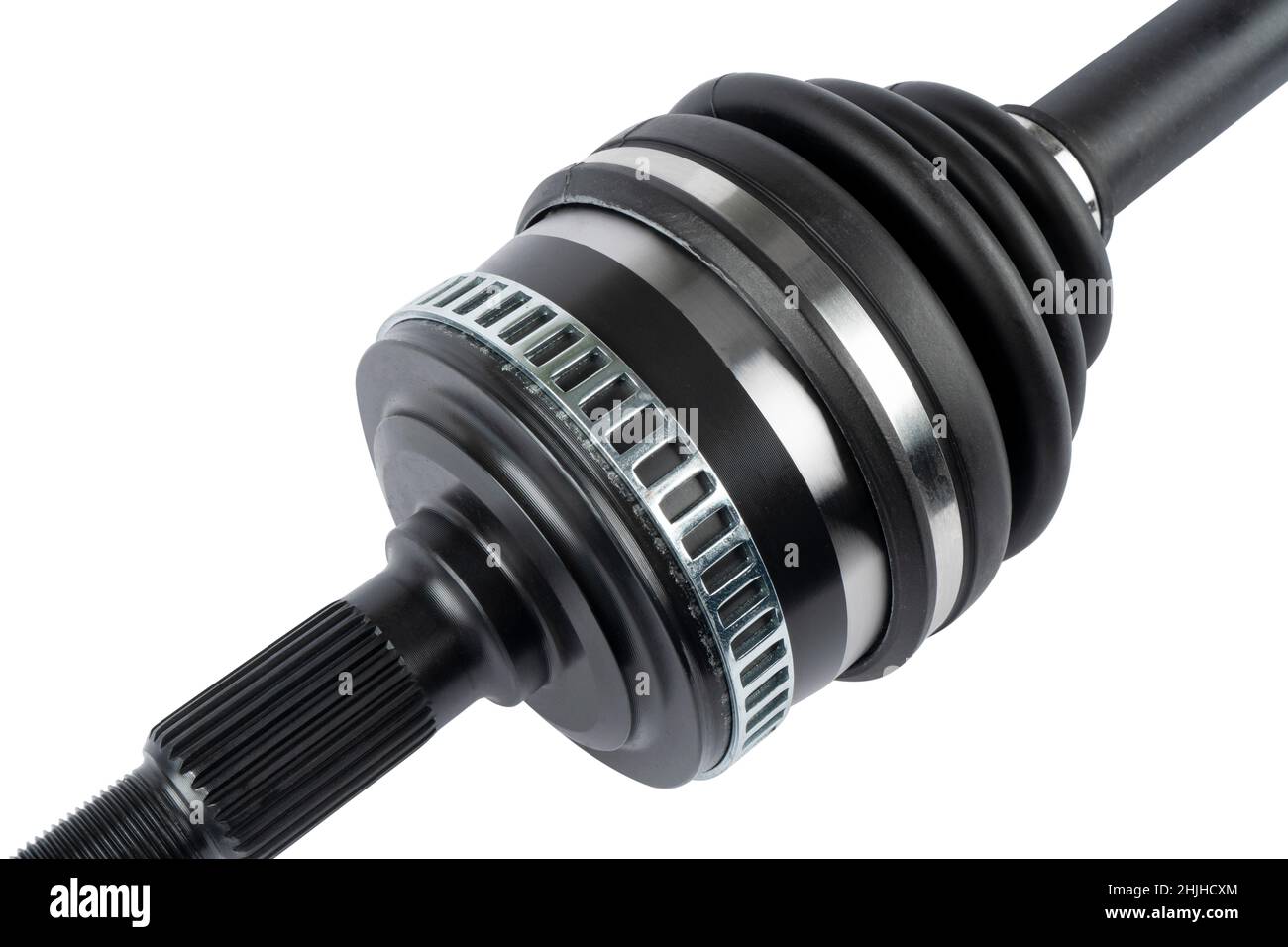 Front-wheel drive vehicle assembly isolated on white background. New ...