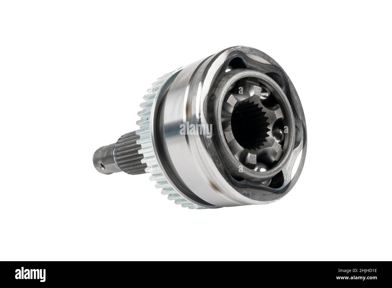 Car CV joint. Drive shaft joint isolated on white background. New ...