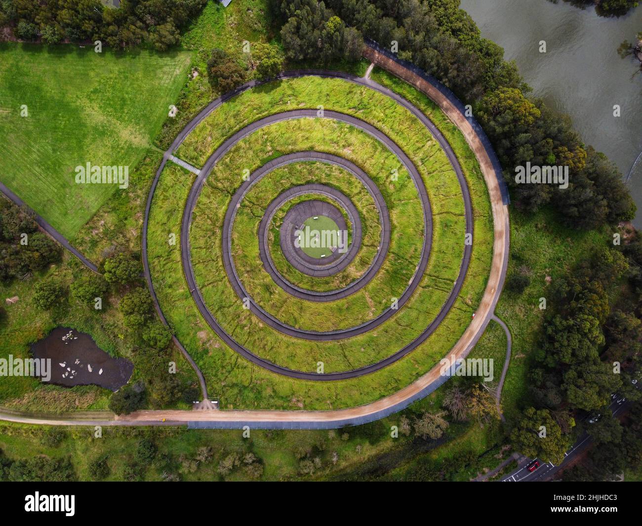 Labyrinth aerial view hi-res stock photography and images - Alamy
