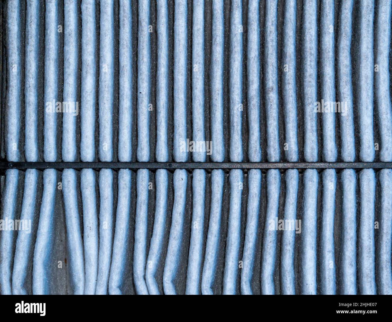 The structure of the air filter of the exhaust system of a car engine ...
