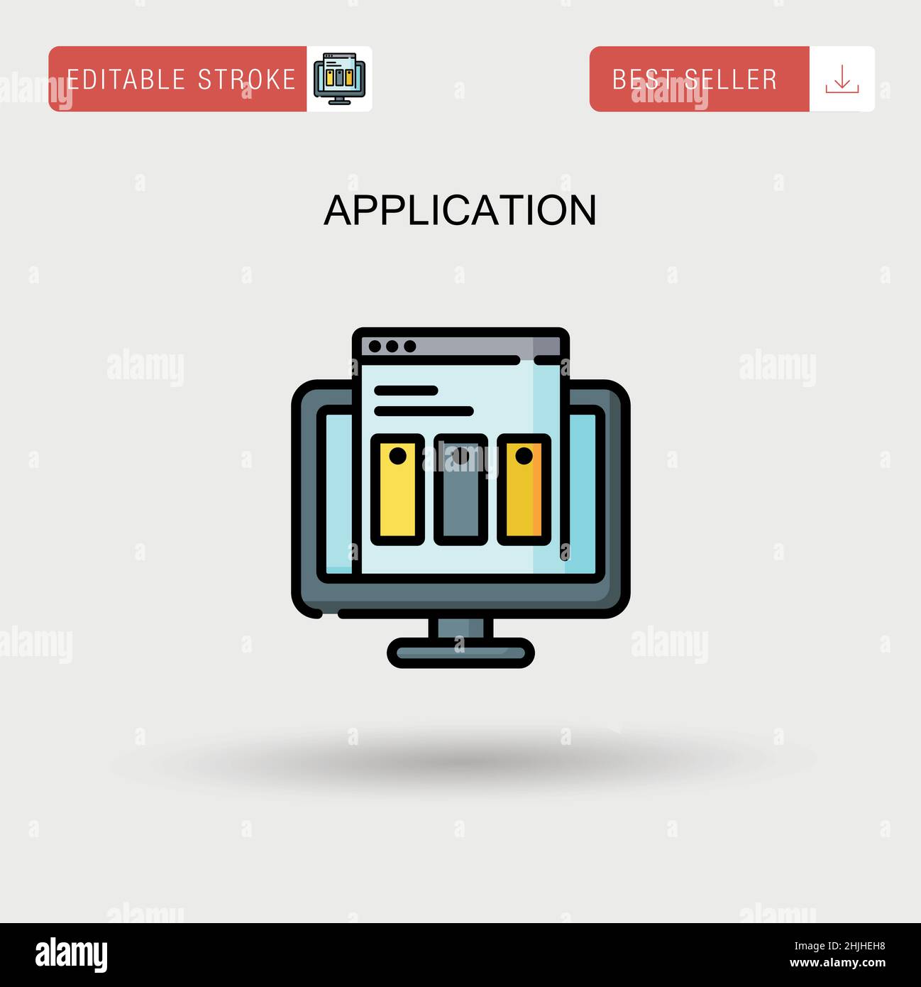 Simple application Stock Vector Images - Alamy