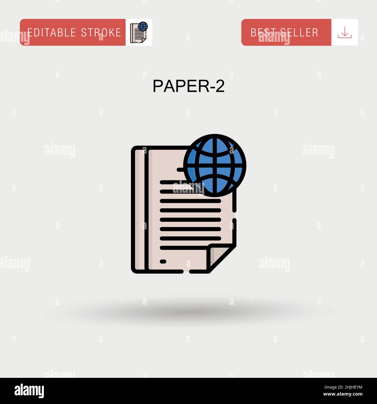 A4 paper icon hi-res stock photography and images - Alamy