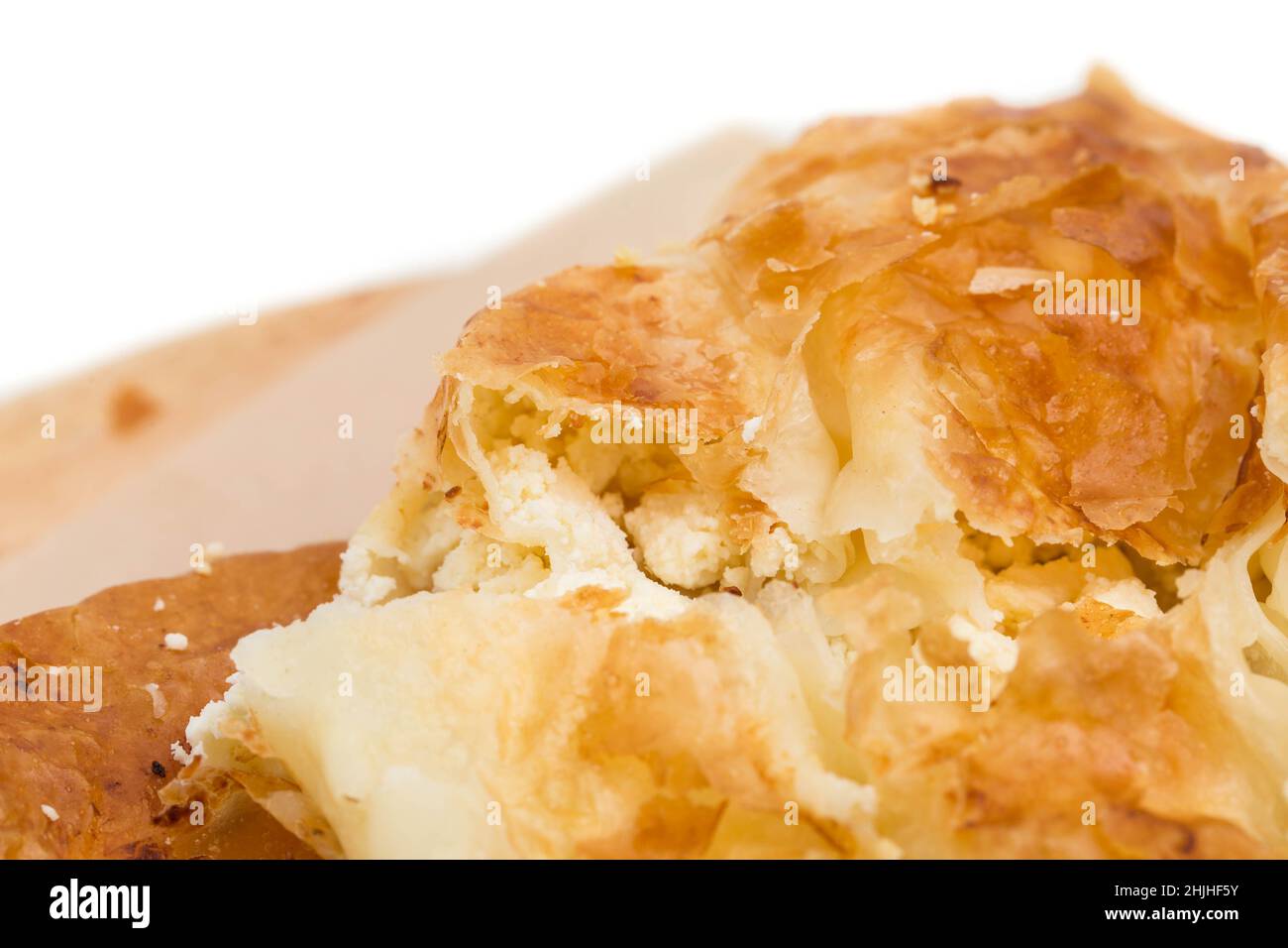 Placinta cake filled with a soft cheese as a romanian cuisine. Can be ...