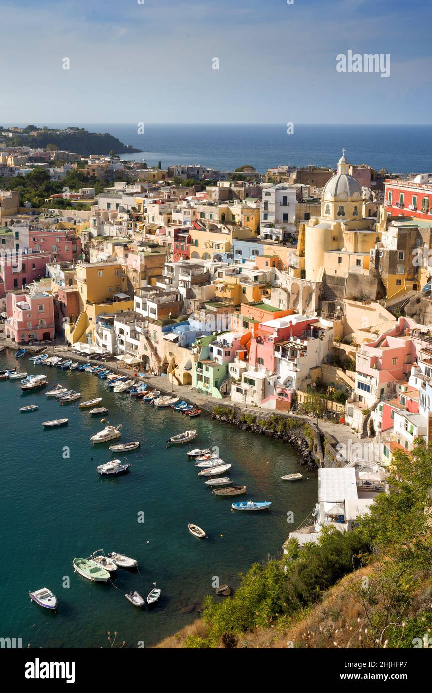 Aerial view procida island hi-res stock photography and images - Alamy