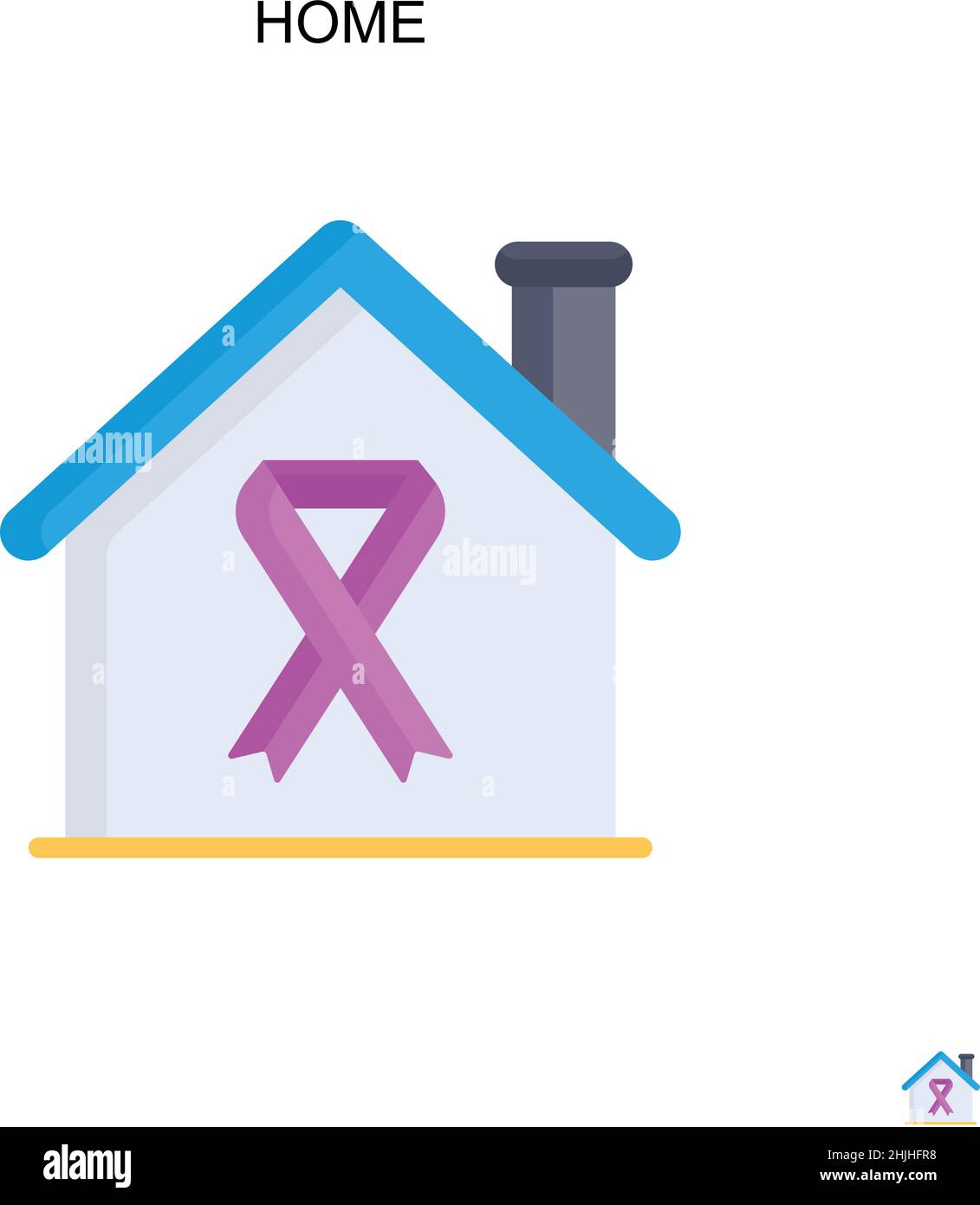 Home Simple vector icon. Illustration symbol design template for web ...